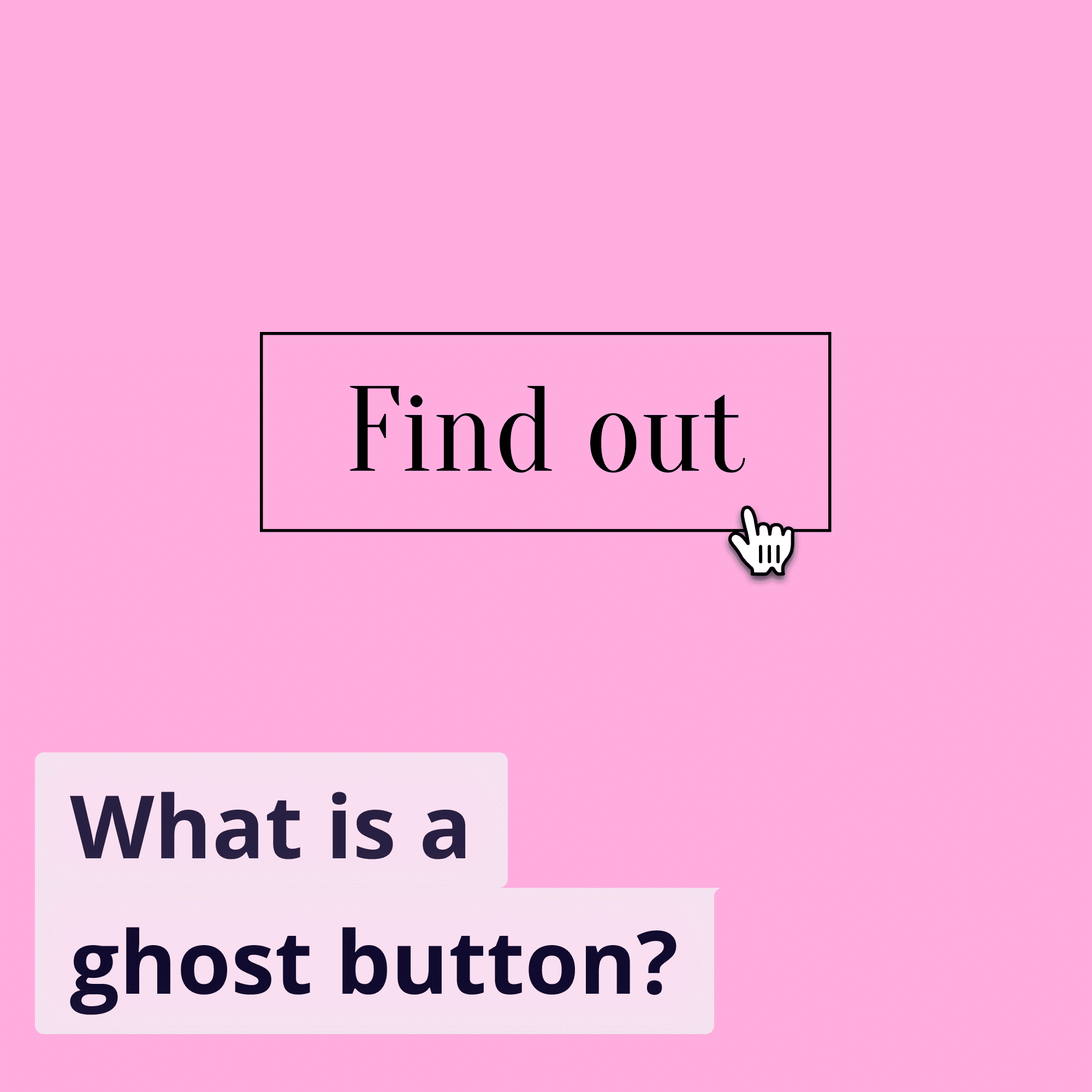 Was ist ein Ghost-Button? Vor- und Nachteile von transparenten UI-Elementen