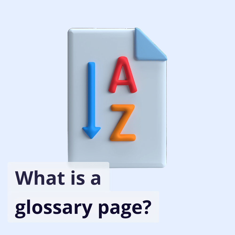 What is a Glossary Page? Define Website Terms