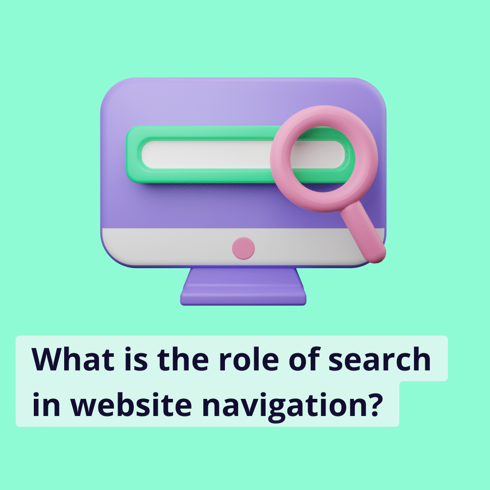 What is the role of Search in Website Navigation?